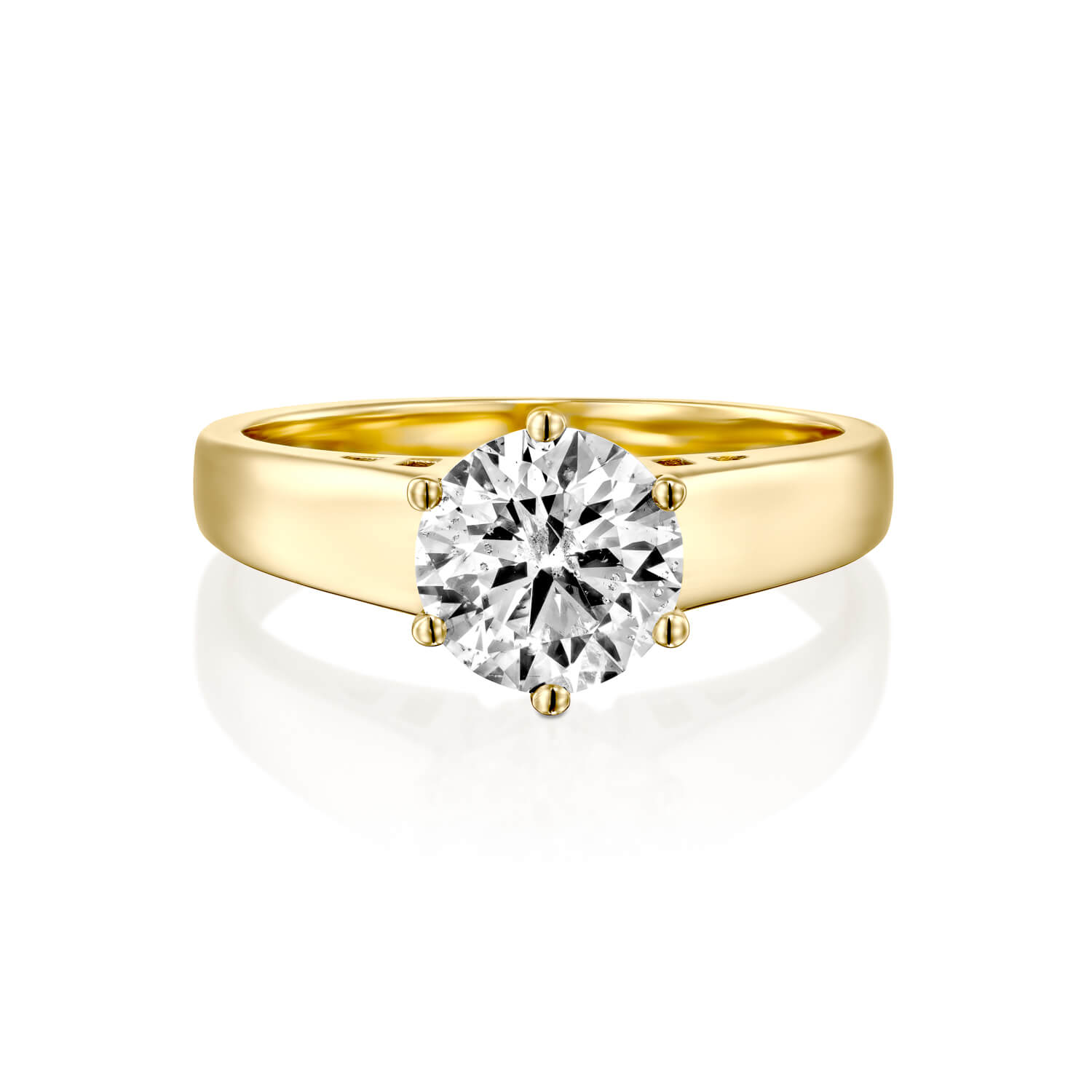 Elegant Decorated Engagement Ring 1 Carat RADA - DIAMOND HOUSE