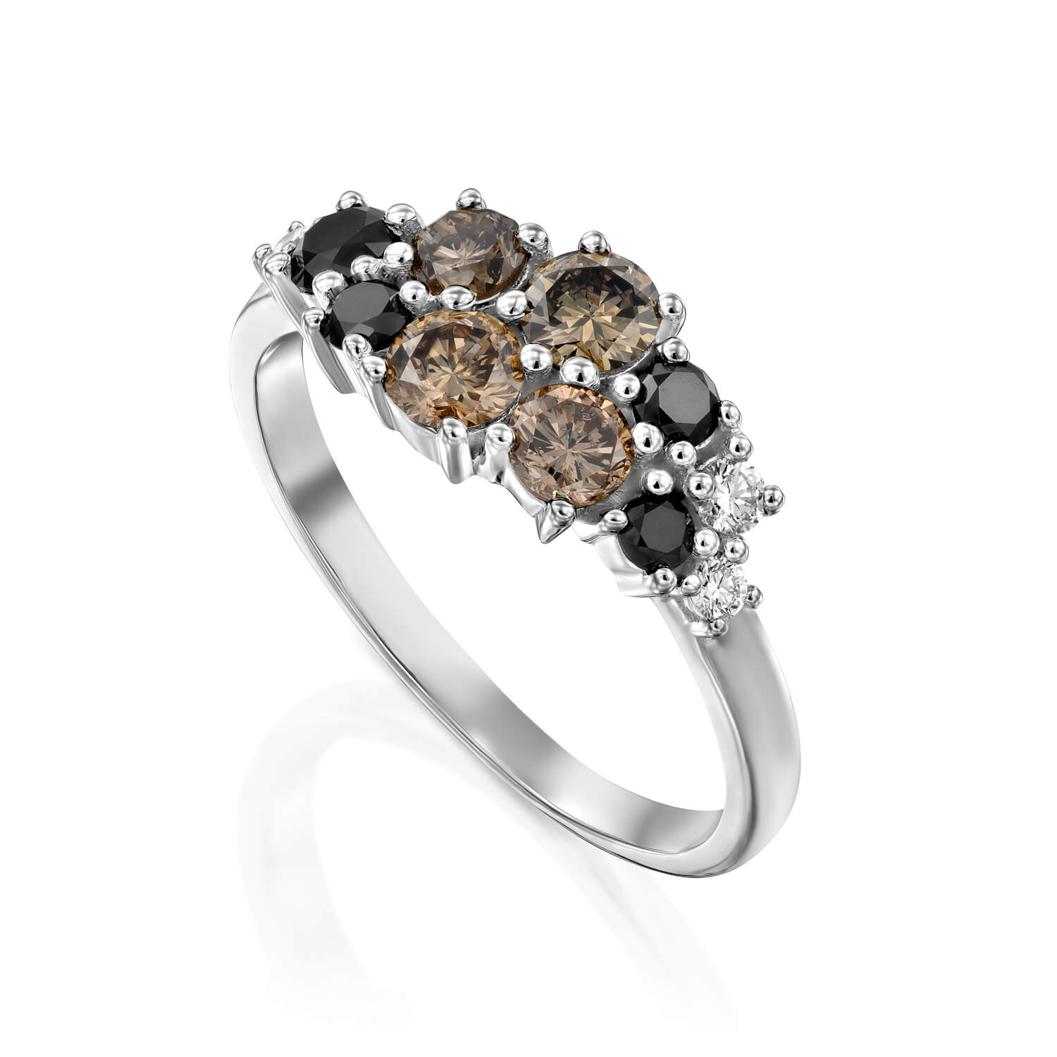 Multi Color Diamond Ring - DIAMOND HOUSE