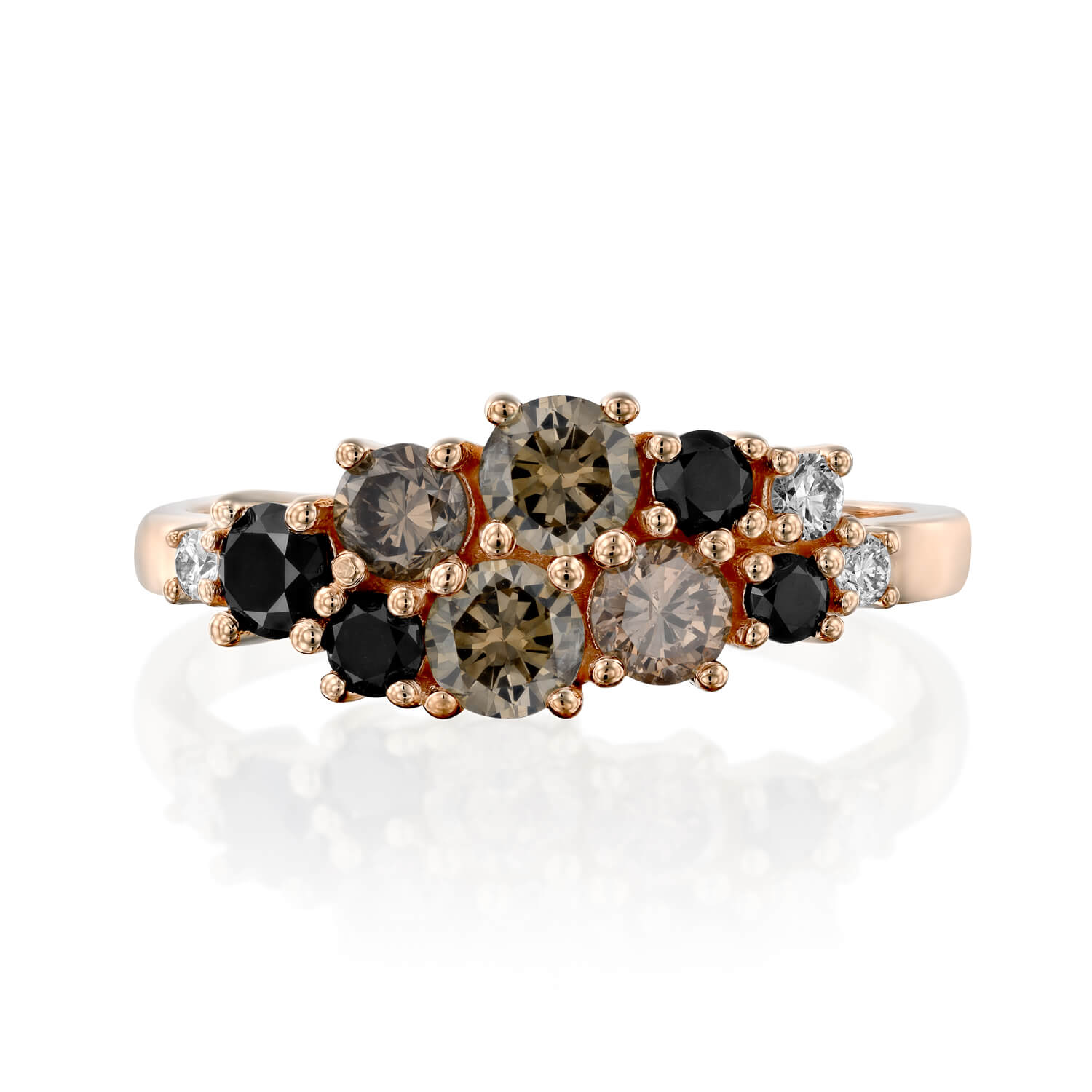 Multi Color Diamond Ring - DIAMOND HOUSE