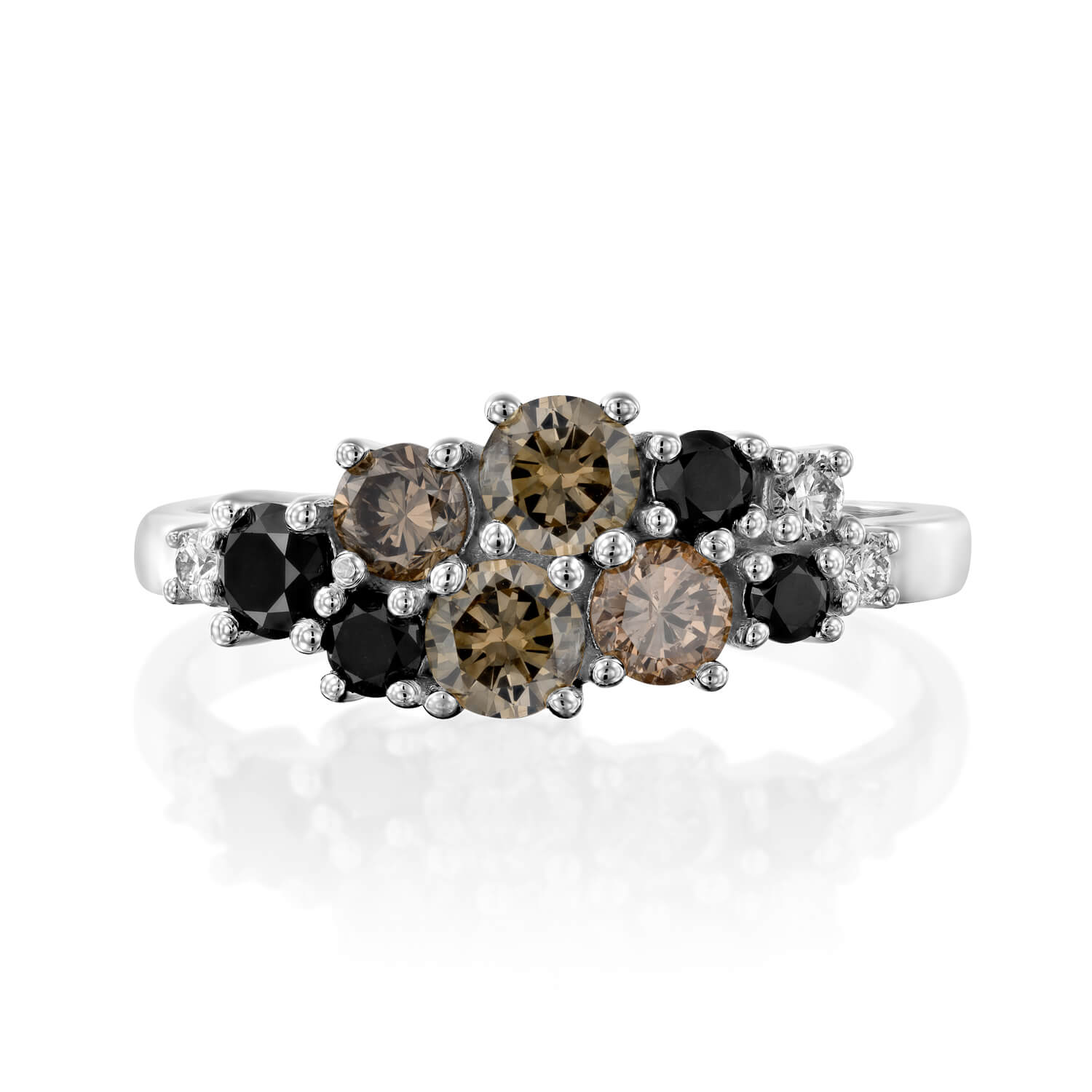 Multi Color Diamond Ring - DIAMOND HOUSE