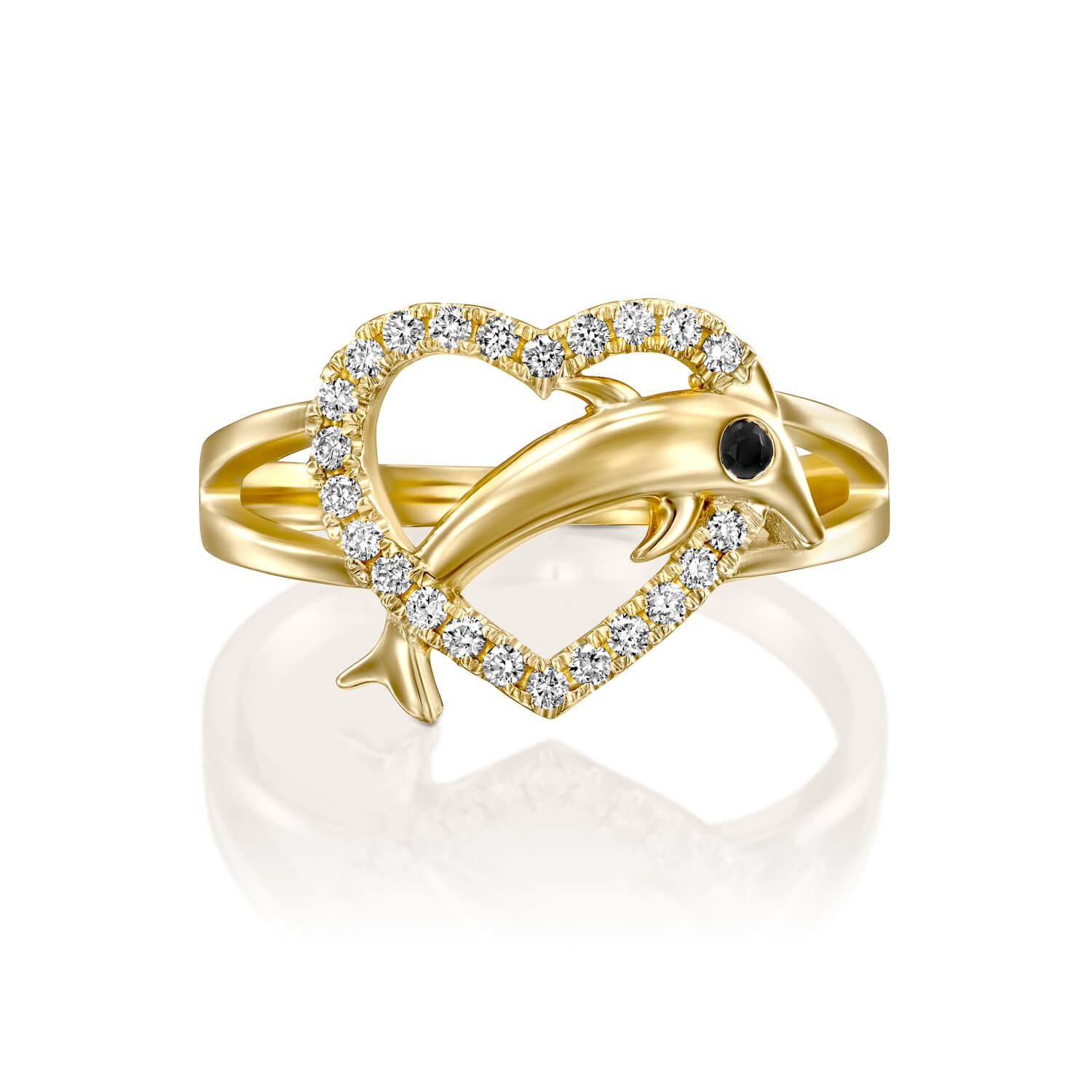 Diamond Ring DOLPHIN - DIAMOND HOUSE