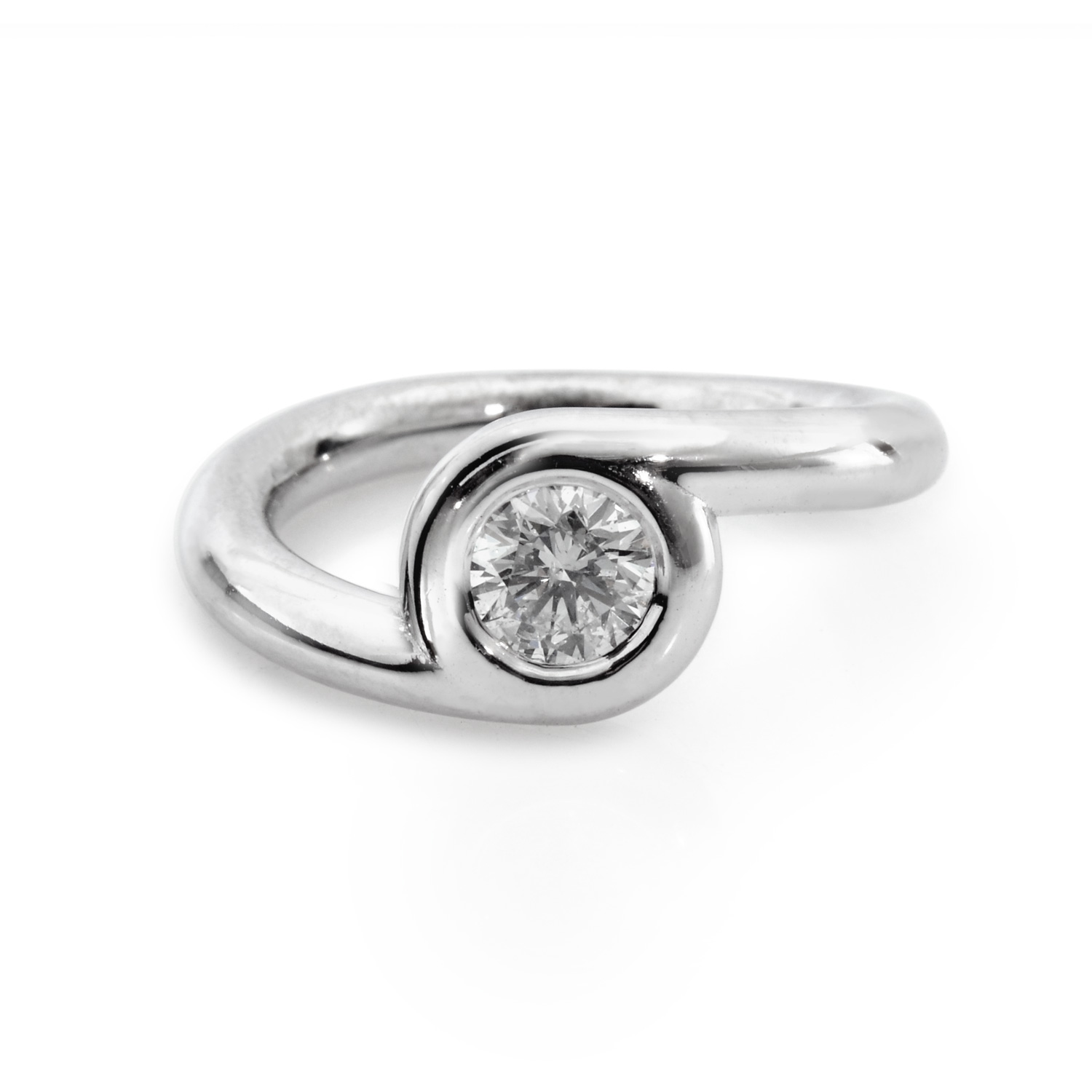 Twist Diamond Engagement Ring - BELLA - DIAMOND HOUSE